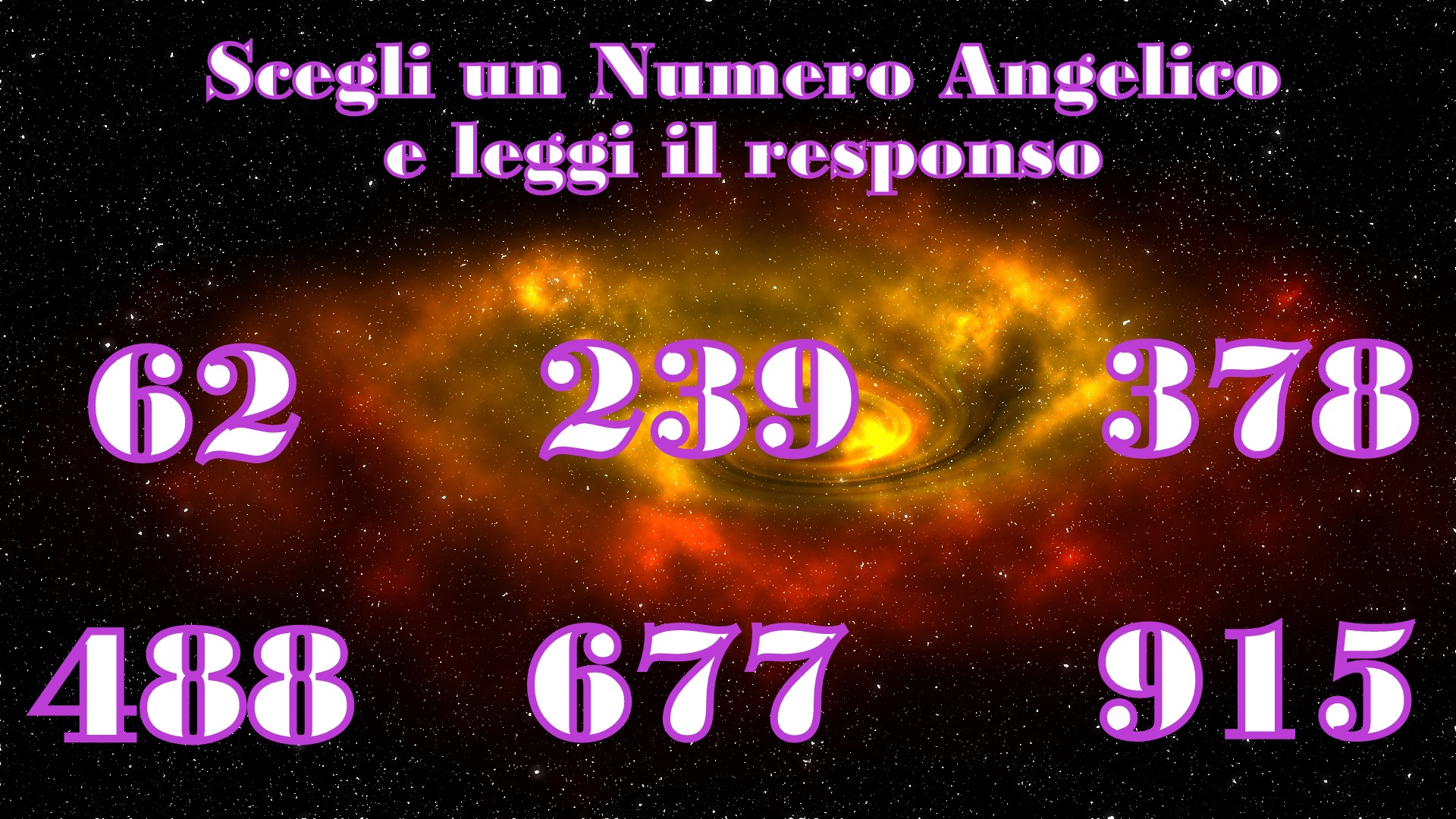 Scegli un numero Angelico e leggi il responso – Per angusta ad augusta